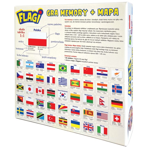 Gra Memory Flagi | T116-001-0173297